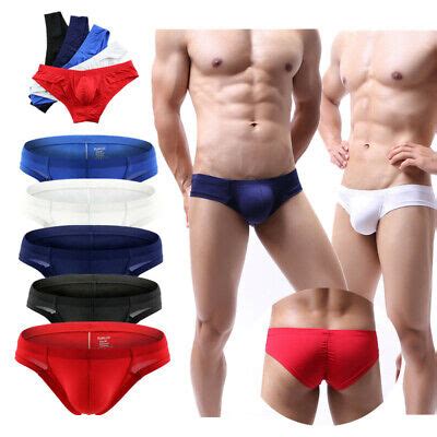 Hot Men Underwear For Big Penis Sexy Briefs Panties Beach Bikini