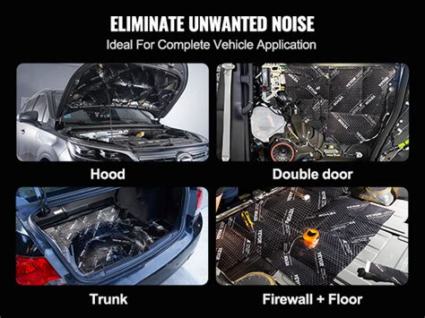 Vevor Car Sound Deadening Mat 80 Mil 09sqm Car Sound Dampening
