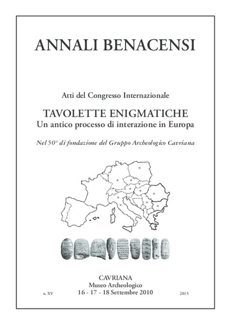 Pdf Le Tavolette Enigmatiche Virtù E Limiti Di Un Codice Atti Del