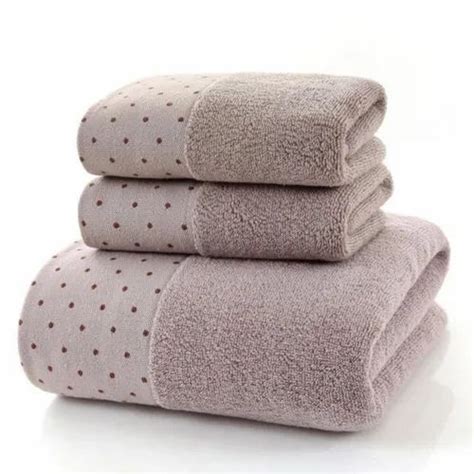 Polka Dot Cotton Bath Towel Luxury Bath Towel नहाने वाला सूती तौलिया