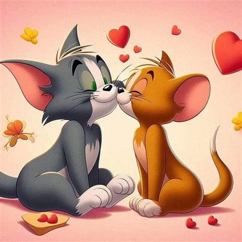Pin By Hélène Hébert On Disney Cute Cartoon Wallpapers Cute Drawings Of Love Tom And Jerry