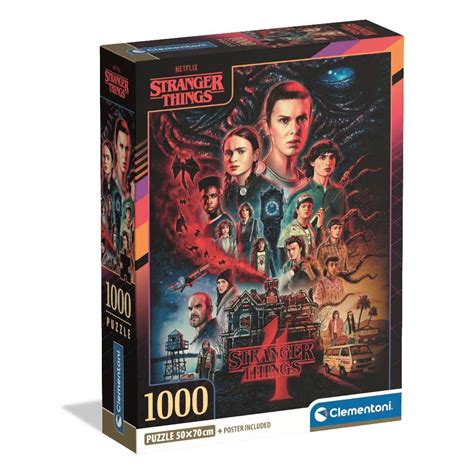 Clementoni Stranger Things Ss4 ขนาด 1000 ชิ้น มีสินค้าที่ไทย พร้อมส่ง