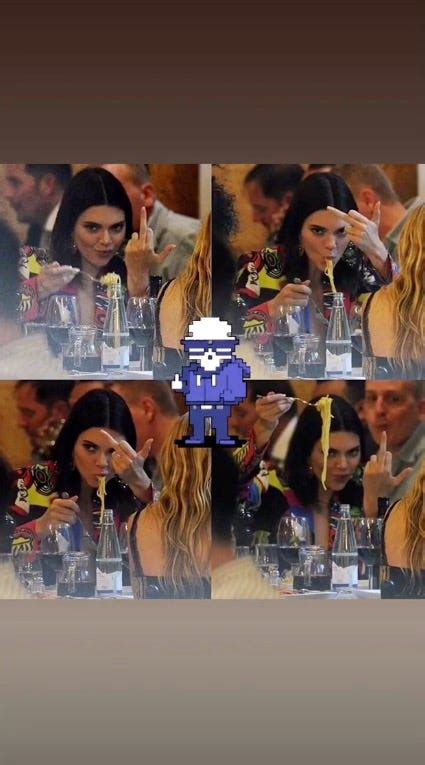 Bella Hadid And Kendall Jenner Arent Eating Spaghetti For Your Enjoyment