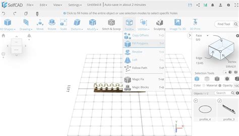 learn selfcad an online 3d modeling software designing the grand