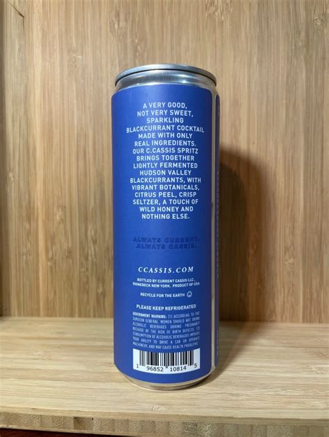 C Cassis Sparkling Blackcurrant Aperitif 4355ml Crystal City Wine Shop