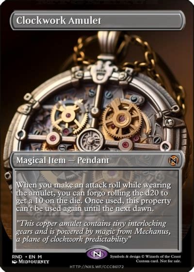 Mtgnexus Clockwork Amulet