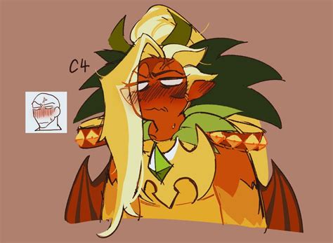 Blushing Expression Meme Ananas Dragon Cookie 🍍 Firewind Crk Fanart