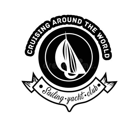 Ship Label Black And White Stock Illustration Illustration Of Element