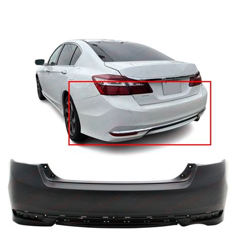 Dcp Rear Bumper Cover For 2016 2017 Honda Accord 2 4l Sedan 16 17 Ex Lx