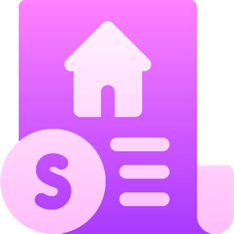 Contract Basic Gradient Gradient Icon