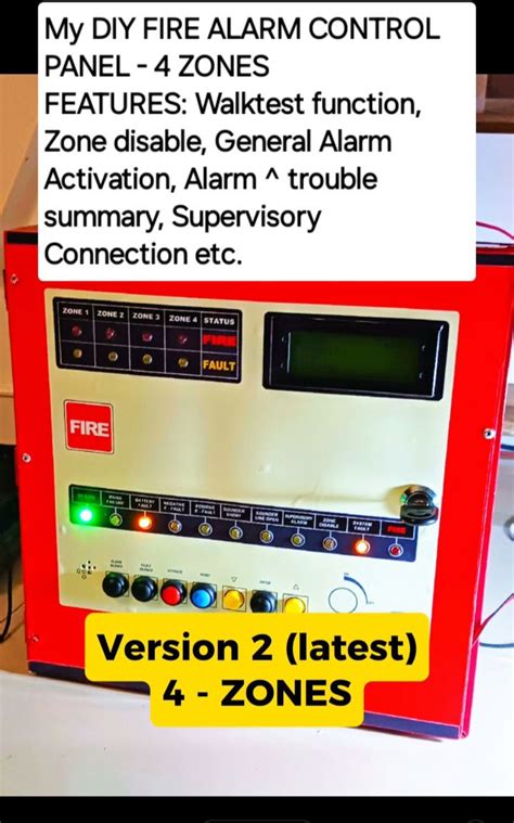 pie diy fire alarm control panel arduino based arduino