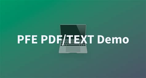 Pfe Pdftext Demo A Hugging Face Space By Sayado