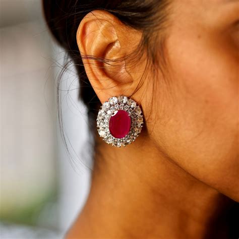 Ruby Grace Studs Habebecouture