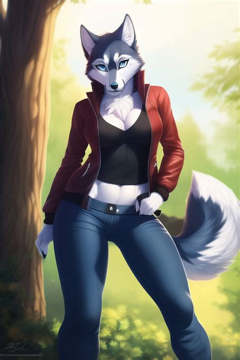Wolf In Leather Jacket By Hardboildchicken On Deviantart