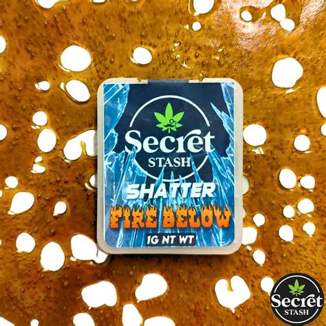 Secret Stash Shatter Fire Below 1g Secret Stash