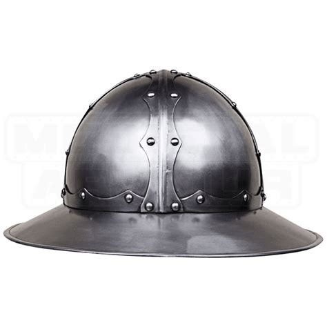 Jupp Steel Kettle Helmet My100630 By Medieval Armour Leather Armour