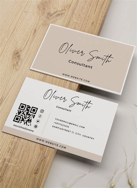 Business Card Design Brand Card Design Ideas