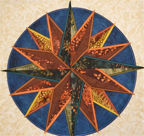 Mariners Compass Pattern At Pam Calhoun Blog