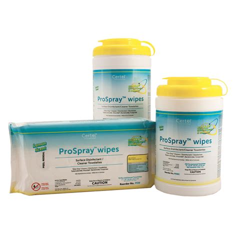 Nervo Scope® Prospray® Cleaning Wipes Electronic Development Labs Inc Edl