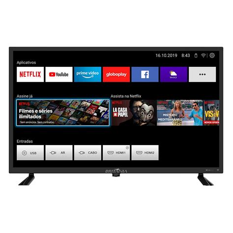 Tv Tela Multilaser 32 Polegadas Hd Função Smart Wifi Integrado Bivolt Tl020 Escorrega O Preço