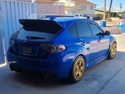 2008 Subaru Impreza Wrx With 18x85 Fifteen52 Turbomac And Firestone