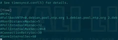 Time Synchronization On Kali Linux Gui And Commands Infosecscout