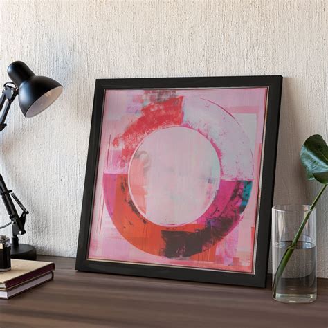 Colorful Circle Art Modern Circle Wall Art Vibrant Round Art Geometric