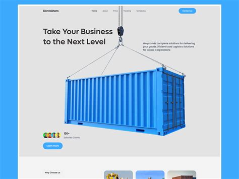 Logistic Landing Page By Foysal Alam For Firqah Lab Ux Ui Web Design