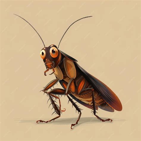 Premium Photo Kung Fu Roach Cartoon Cockroach In Kung Fu Pose For Fun