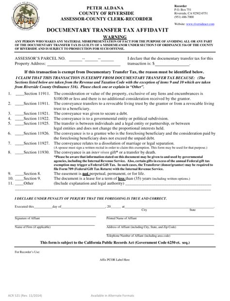 Dpss Affidavit Form Riverside County 2026