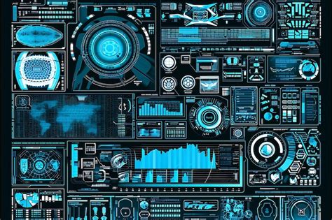 Premium Photo Hud Information Graphic Data High Technology Ui High Resolution