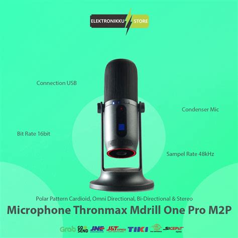 Jual Mic Mikrofon Usb Thronmax Mdrill One Pro M2p Microphone Condenser Komputer Pc Laptop