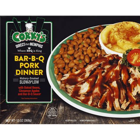 Corkys Bar B Q Pork Dinner 13 Oz Delivery Or Pickup Near Me Instacart