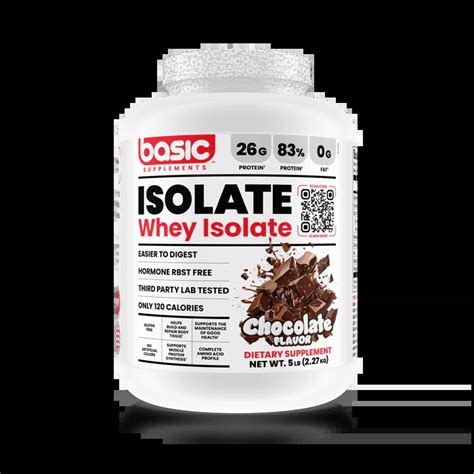 Basic Isolate Chocolate 5 Lb Preventas Sam