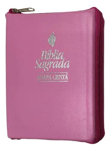 Bíblia Sagrada Pequena Com Harpa Cristã Zíper E Índice Lateral Capa Rosa Mercadolivre