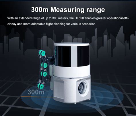 Dl550 Lidar Scanning System High Precision Lidar For Terrain Mapping