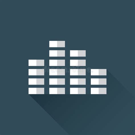 Soundwave Graph Vector Illustration Decorative Design Stock Vector