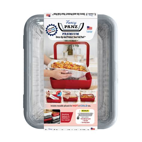 Platinum Fancy Panz® Premium Serving Dish Dress Up Your Foil Pan