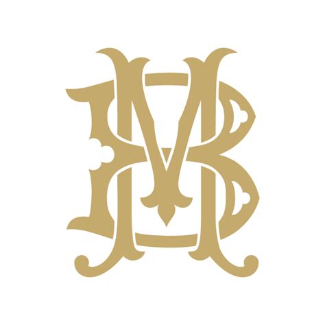 Monogram Chic Bm Monogram Chic Monogram Vintage Lettering