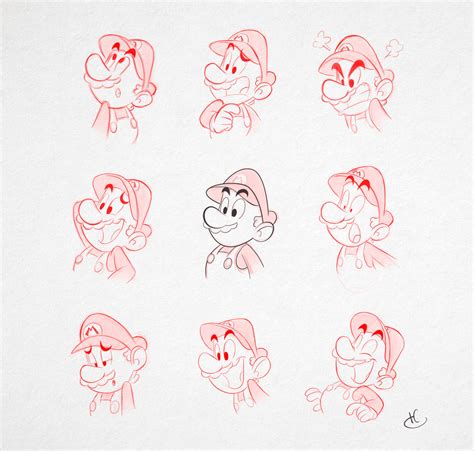 Mario Expression Sheet