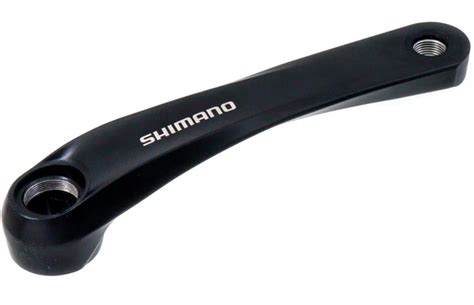 Shimano Kurbelarm Links 170 Mm Fc Ty501 Schwarz Alu 4 Kant Aufnahme