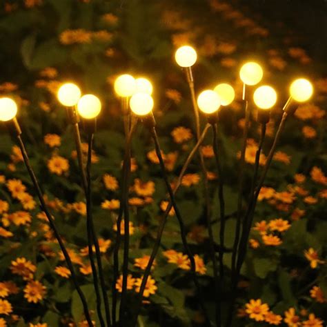 Plug In Lampa För Solenergi Med Sex Led Bollar Fri Frakt