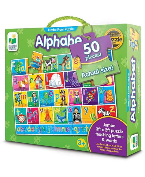 The Learning Journey Alphabet Jumbo Floor Puzzle 50 Piece Macys