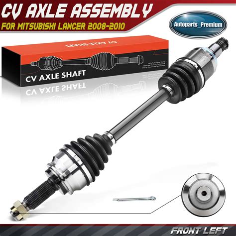 Front Left Cv Axle Assembly For Mitsubishi Lancer 08 10 20l 24l