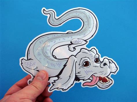 Falkor The Neverending Story Vinyl Sticker The Neverending Story