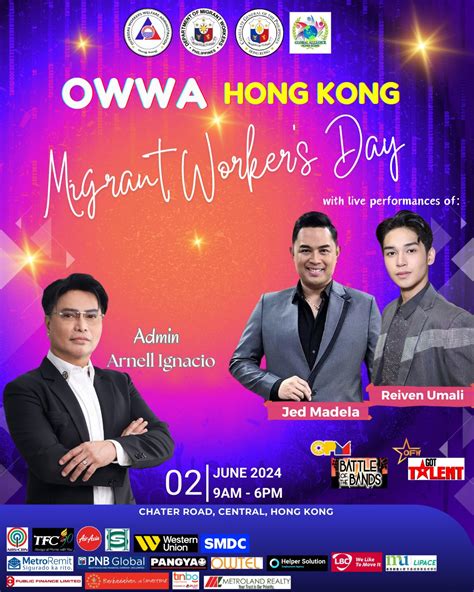 The Sun Hk Owwa Admin Back In Hk For Fil Migrant Workers Day