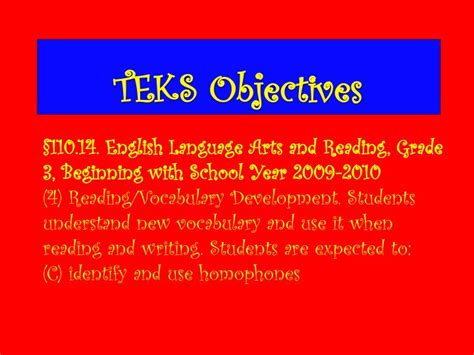 Ppt Teks Objectives Powerpoint Presentation Free Download Id 2117097