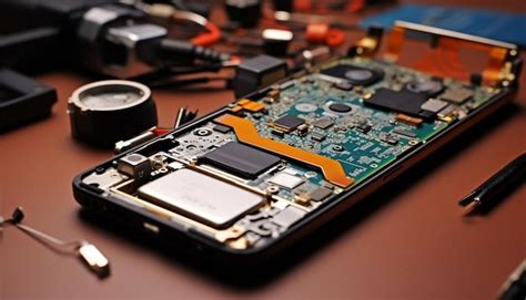 Computer Chip Disassembling Reveals Intricate Electrical Components