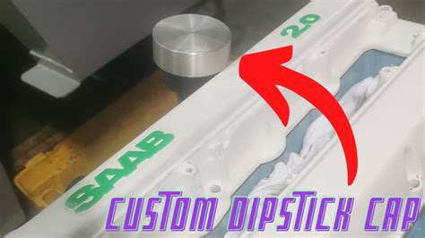 Making A Custom Dipstick Cap For The Saab B204 Youtube