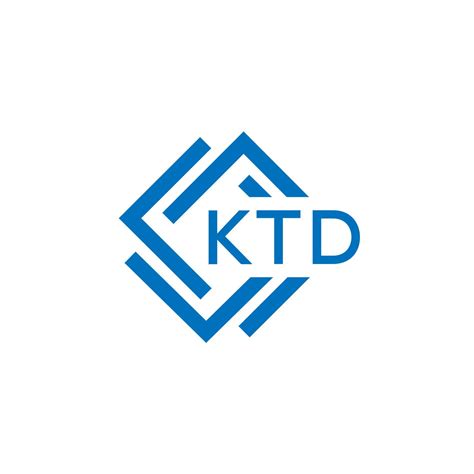 Ktd Letter Logo Design On White Background Ktd Creative Circle Letter Logo Concept Ktd Letter